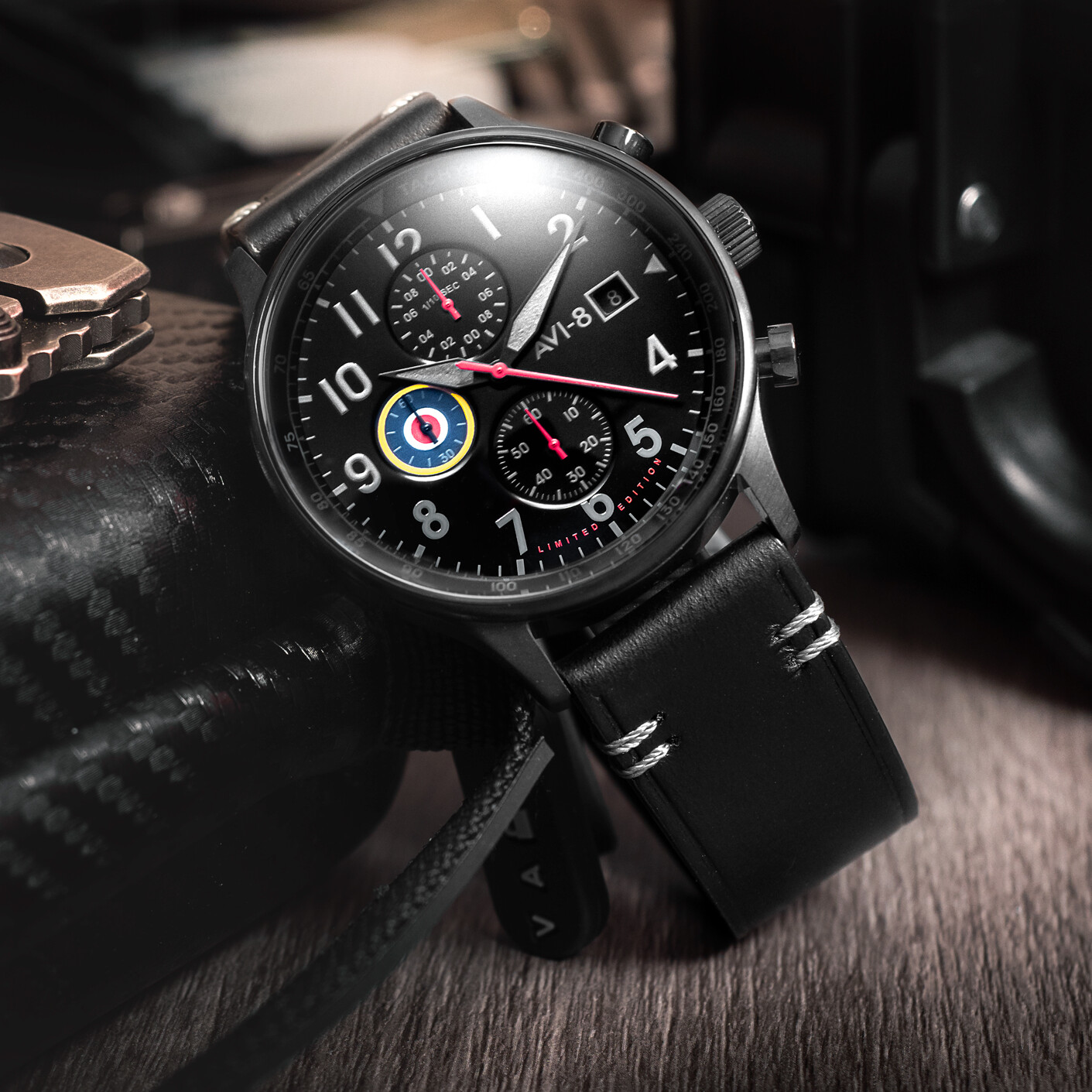 Honor WWII Bravery with the Hawker Hurricane Classic Chronograph Night ...
