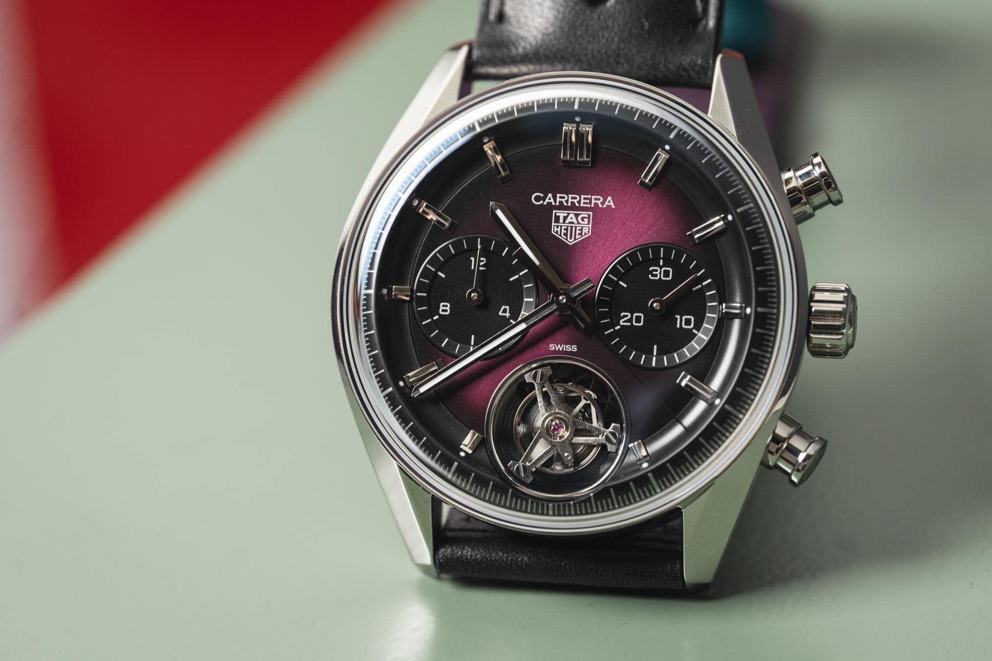 TAG Heuer Debuts a Pair of Purple Carrera Chronographs, Including a ...