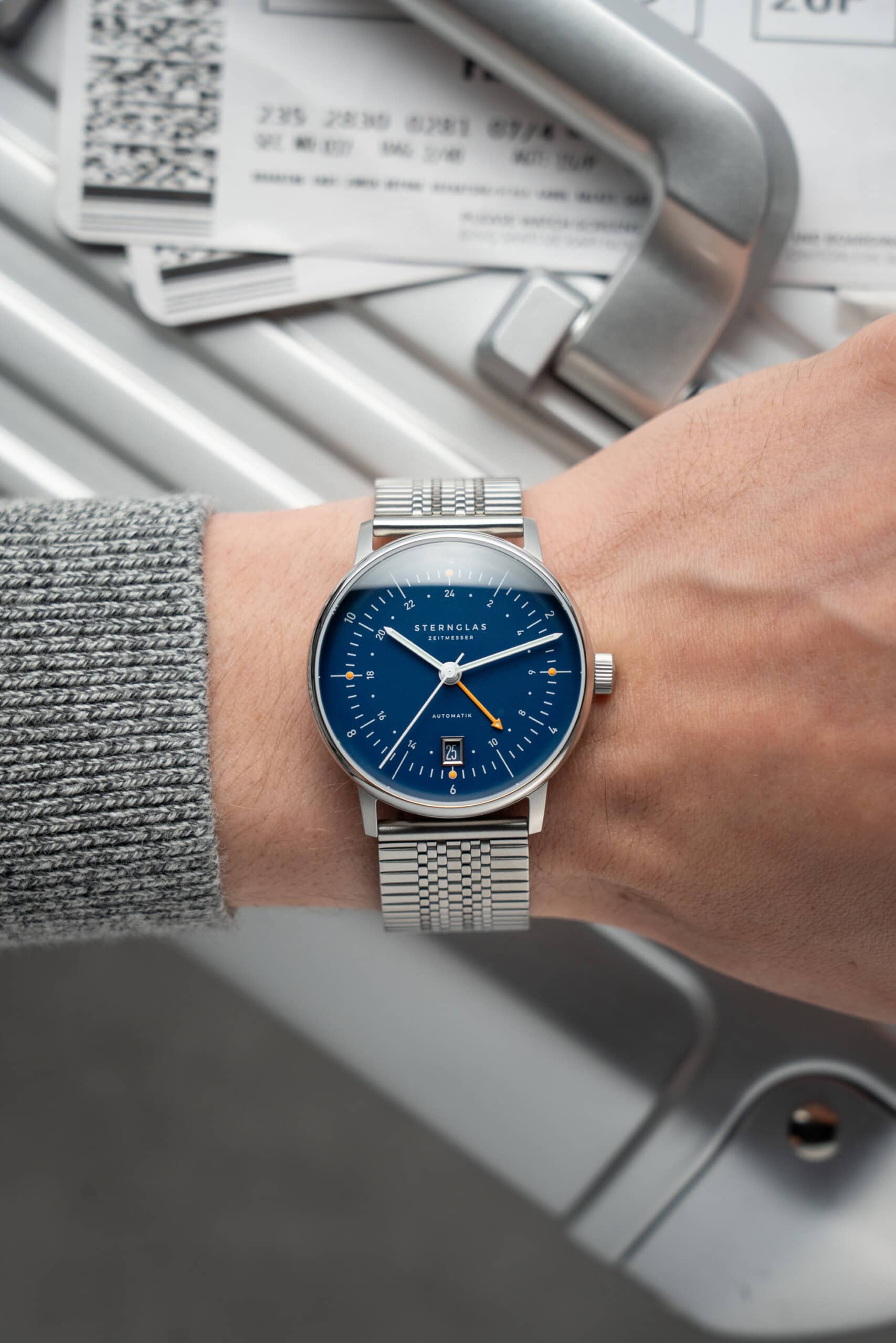 The Naos Pro GMT is Sternglas' Ultimate Travel Watch - Worn & Wound